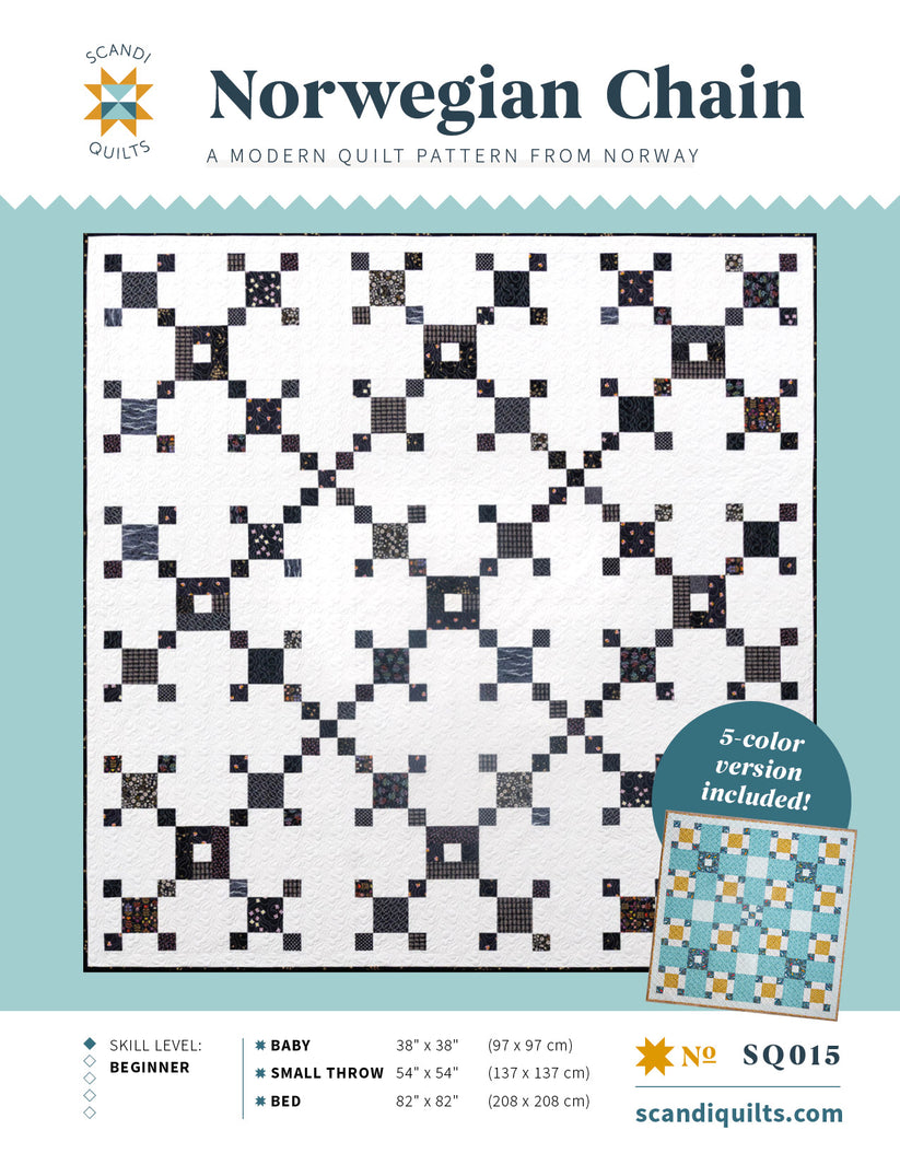 Norwegian Chain quilt pattern – Scandiquilts