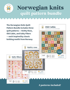 Norwegian knits quilt pattern bundle – Scandiquilts